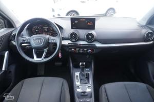 Grey Audi Q2 2023 in Kaunas, with an engine capacity of 1.50 L and mileage of 98 thousand km for 25995 €, photo 14 on AUTOMOTO.COM.LV