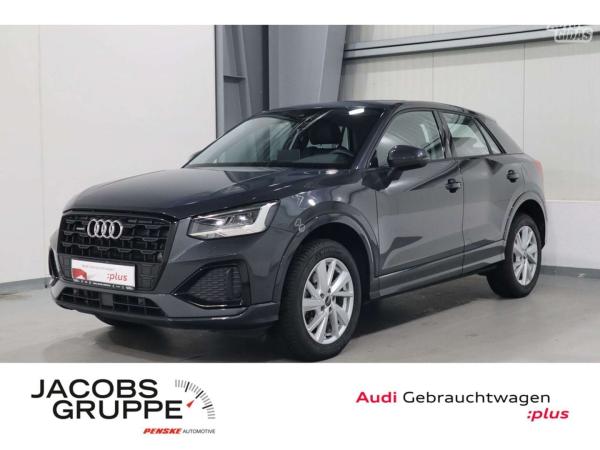 Grey Audi Q2 2024 in Kaunas, with an engine capacity of 2.00 L and mileage of 20 thousand km for 32566 €, photo 1 on AUTOMOTO.COM.LV