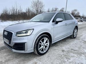 Pelēks Audi Q2 2017 Panevēža, ar dzinēja tilpumu 1.40 L un nobraukumu 100 tūkst. km par 14700 €, foto  vietnē AUTOMOTO.COM.LV