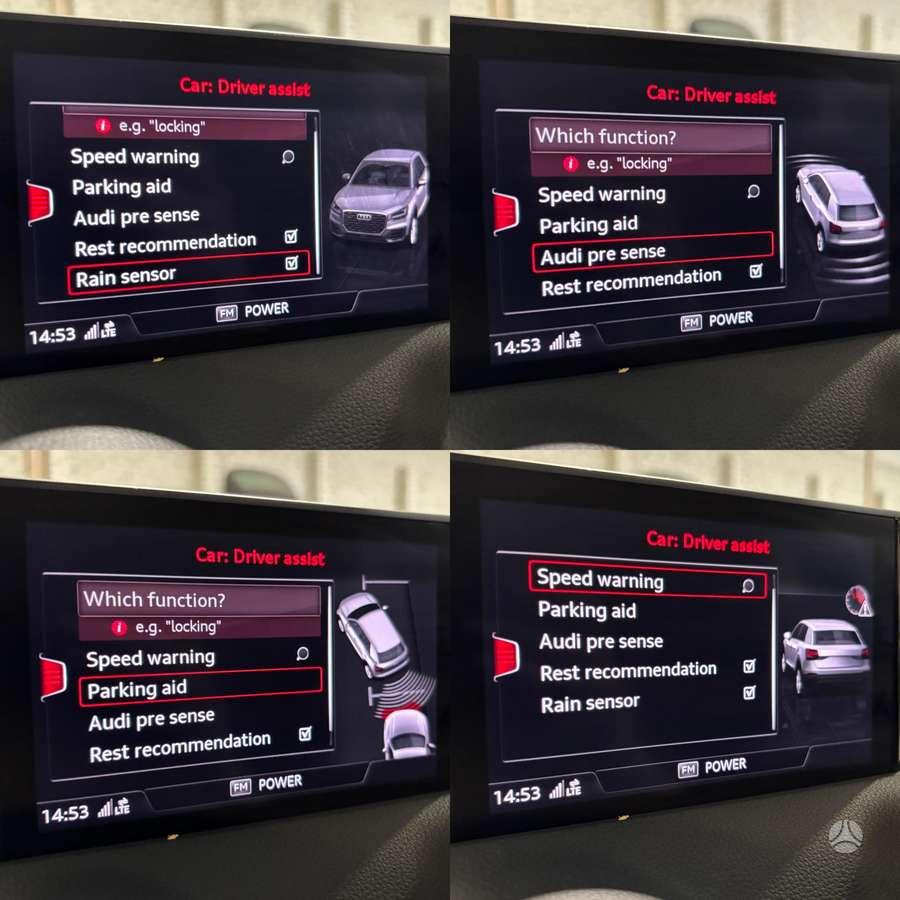 Grey Audi Q2 2017 in Klaipeda, with an engine capacity of 1.40 L and mileage of 212 thousand km for 14999 €, photo 8 on AUTOMOTO.COM.LV