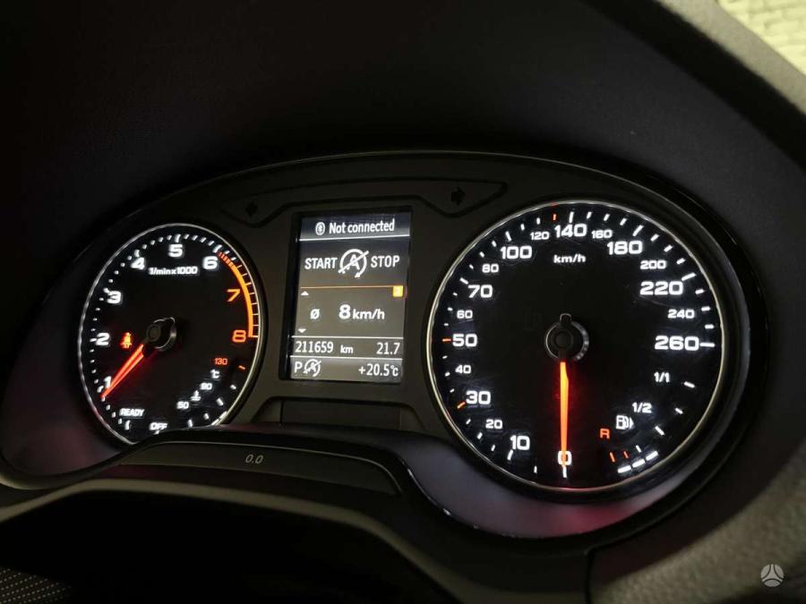 Grey Audi Q2 2017 in Klaipeda, with an engine capacity of 1.40 L and mileage of 212 thousand km for 14999 €, photo 11 on AUTOMOTO.COM.LV
