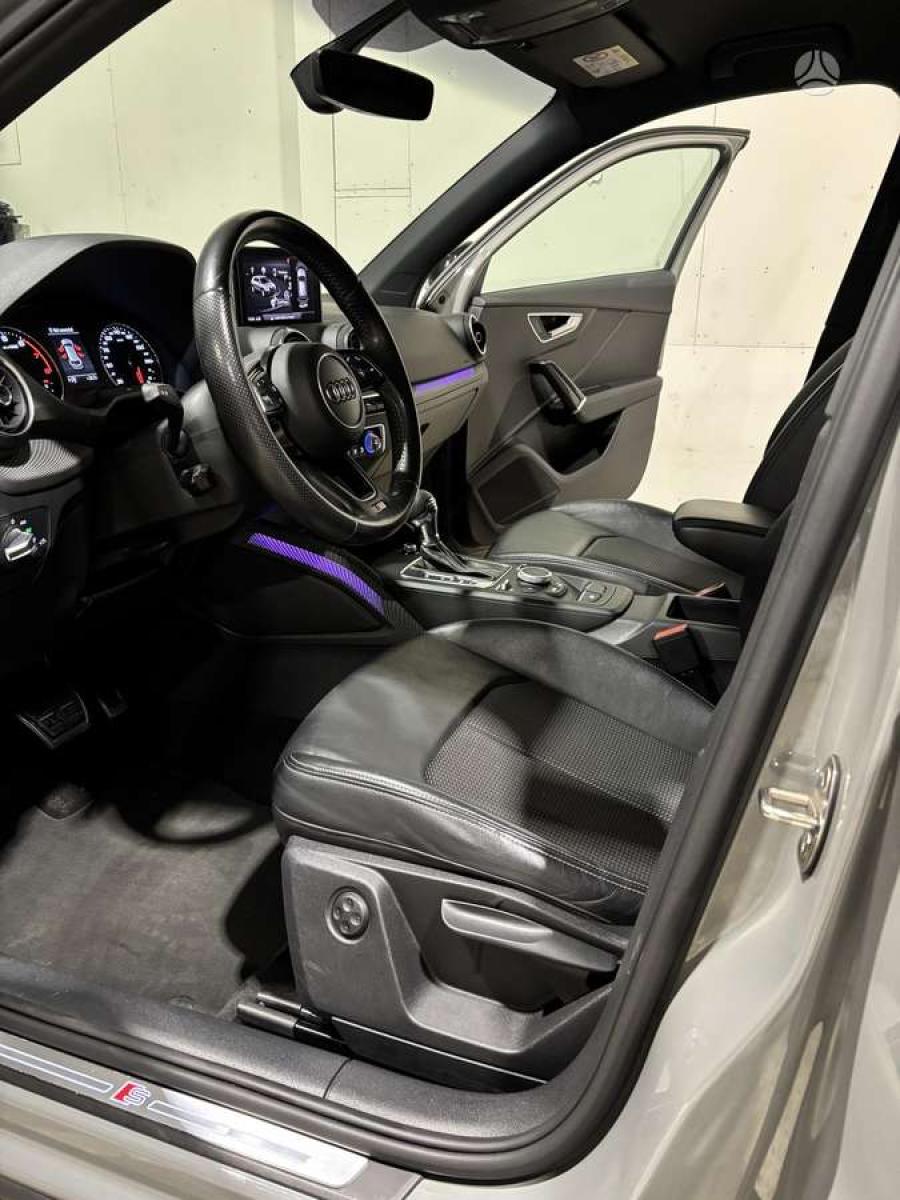 Grey Audi Q2 2017 in Klaipeda, with an engine capacity of 1.40 L and mileage of 212 thousand km for 14999 €, photo 24 on AUTOMOTO.COM.LV