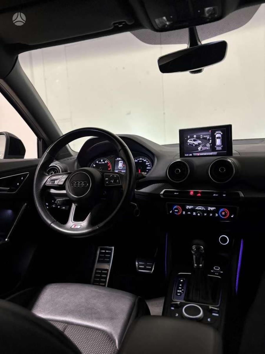Grey Audi Q2 2017 in Klaipeda, with an engine capacity of 1.40 L and mileage of 212 thousand km for 14999 €, photo 25 on AUTOMOTO.COM.LV