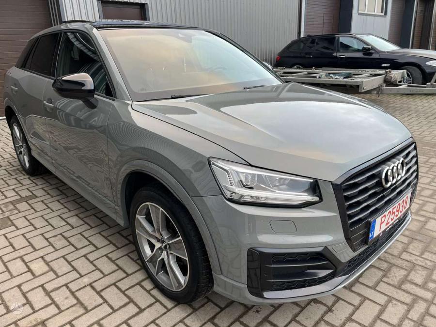Grey Audi Q2 2019 in Telschi, with an engine capacity of 1.60 L and mileage of 113 thousand km for 16900 €, photo 5 on AUTOMOTO.COM.LV