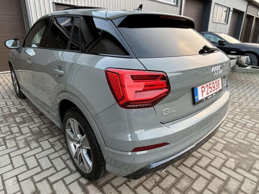 Grey Audi Q2 2019 in Telschi, with an engine capacity of 1.60 L and mileage of 113 thousand km for 16900 €, photo 6 on AUTOMOTO.COM.LV
