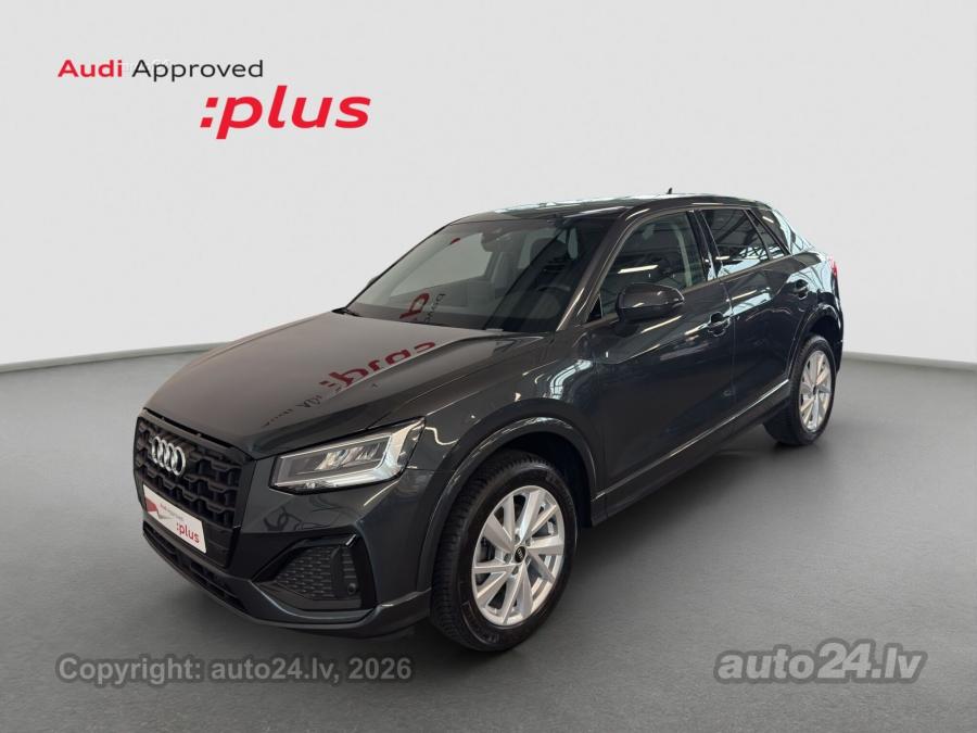 Grey Audi Q2 2025 in Tallinn, with an engine capacity of 2.00 L and mileage of 8 thousand km for 32900 €, photo 1 on AUTOMOTO.COM.LV