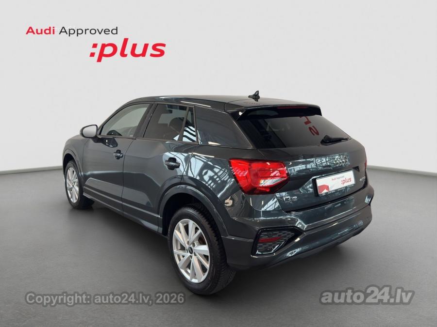Grey Audi Q2 2025 in Tallinn, with an engine capacity of 2.00 L and mileage of 8 thousand km for 32900 €, photo 4 on AUTOMOTO.COM.LV