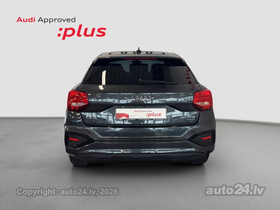 Grey Audi Q2 2025 in Tallinn, with an engine capacity of 2.00 L and mileage of 8 thousand km for 32900 €, photo 6 on AUTOMOTO.COM.LV