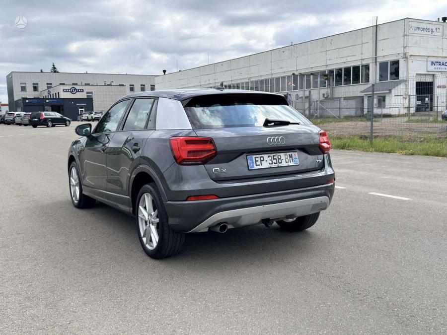 Grey Audi Q2 2017 in Panevezys, with an engine capacity of 1.60 L and mileage of 249 thousand km for 12990 €, photo 10 on AUTOMOTO.COM.LV