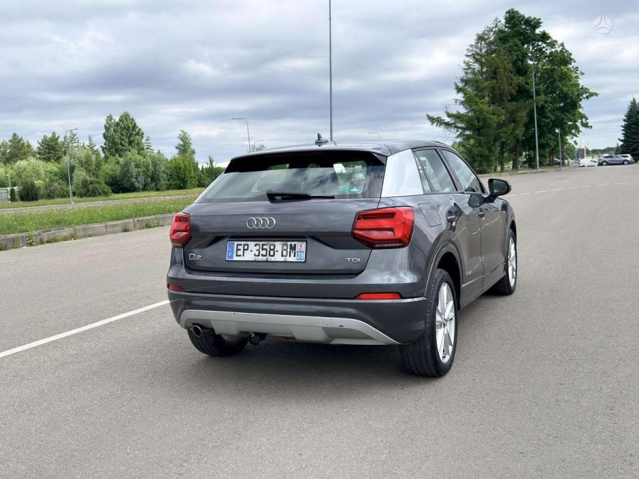 Grey Audi Q2 2017 in Panevezys, with an engine capacity of 1.60 L and mileage of 249 thousand km for 12990 €, photo 11 on AUTOMOTO.COM.LV