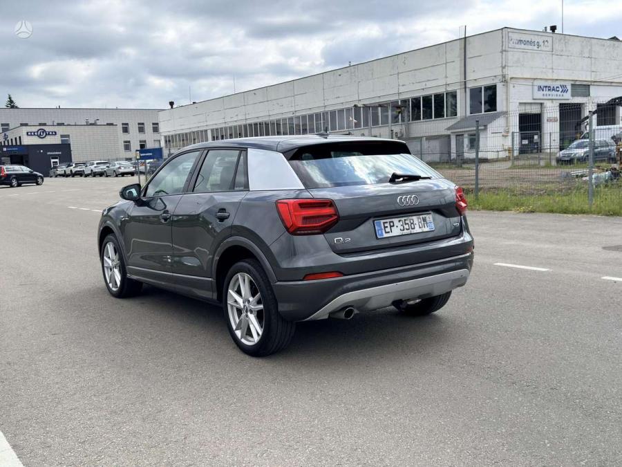 Grey Audi Q2 2017 in Panevezys, with an engine capacity of 1.60 L and mileage of 249 thousand km for 12990 €, photo 12 on AUTOMOTO.COM.LV
