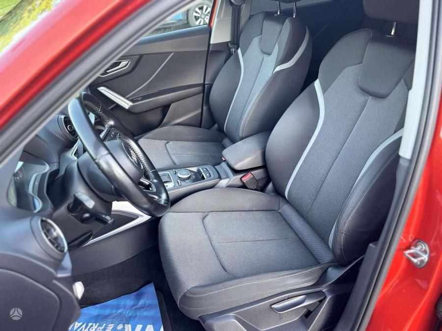 Orange Audi Q2 2017 in Kaunas, with an engine capacity of 1.60 L and mileage of 292 thousand km for 12800 €, photo 16 on AUTOMOTO.COM.LV