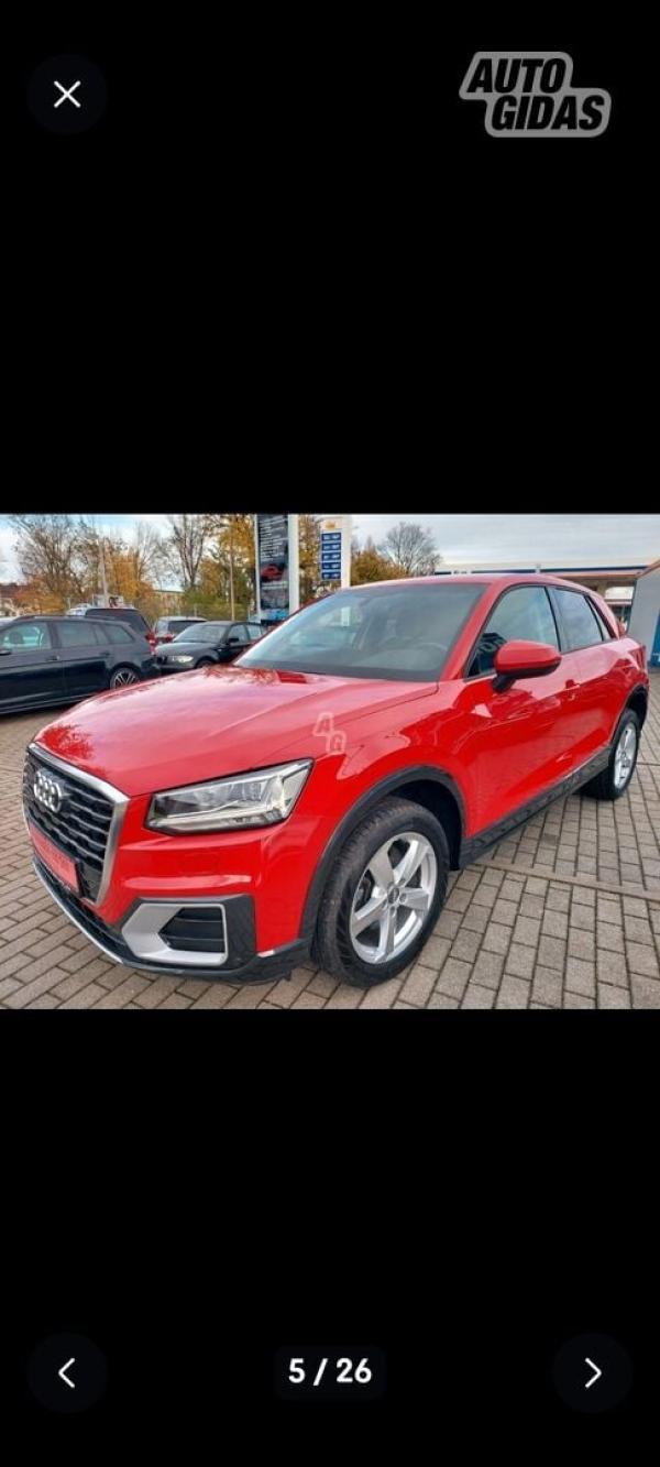 Sarkans Audi Q2 2019 Kauņa, ar dzinēja tilpumu 2.00 L un nobraukumu 65 tūkst. km par 18000 €, foto 1 vietnē AUTOMOTO.COM.LV