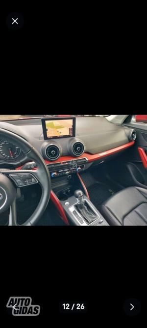 Red Audi Q2 2019 in Kaunas, with an engine capacity of 2.00 L and mileage of 65 thousand km for 18000 €, photo 14 on AUTOMOTO.COM.LV