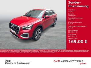 Red Audi Q2 2025 in Kaunas, with an engine capacity of 2.00 L and mileage of 17 thousand km for 32482 €, photo 1 on AUTOMOTO.COM.LV