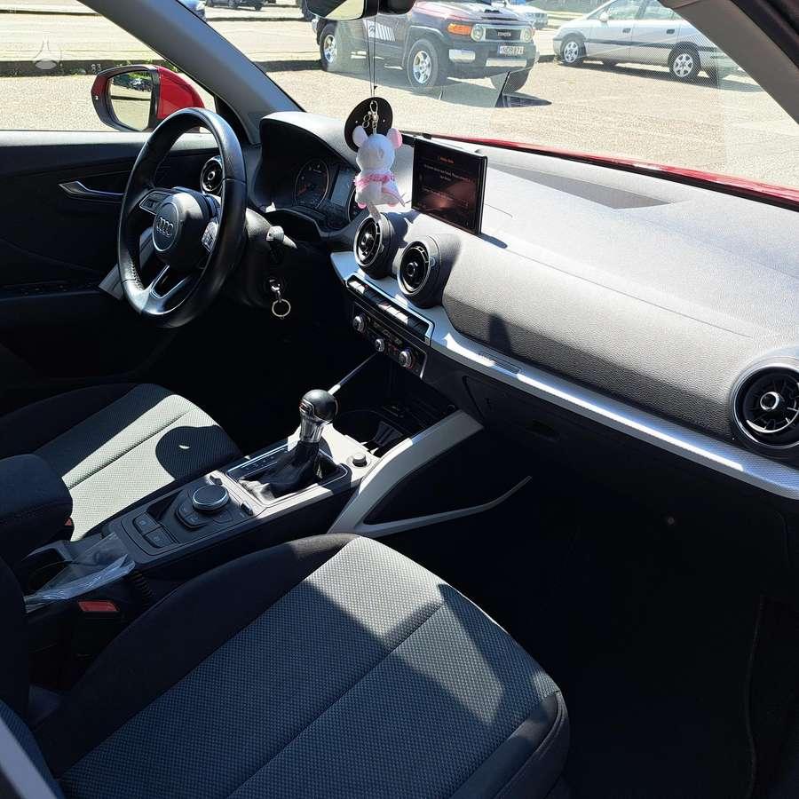 Red Audi Q2 2020 in Klaipeda, with an engine capacity of 1.60 L and mileage of 98 thousand km for 17200 €, photo 5 on AUTOMOTO.COM.LV