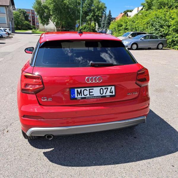 Red Audi Q2 2020 in Klaipeda, with an engine capacity of 1.60 L and mileage of 98 thousand km for 17200 €, photo 8 on AUTOMOTO.COM.LV