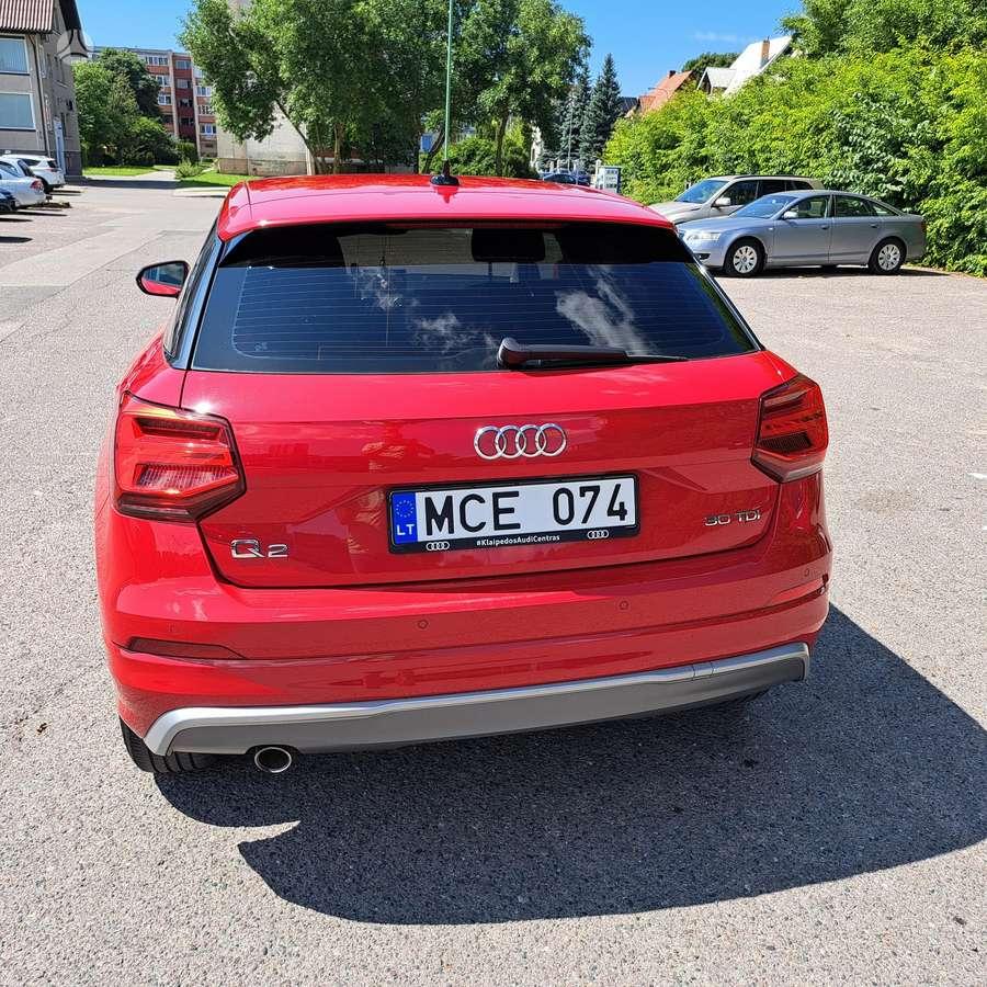Red Audi Q2 2020 in Klaipeda, with an engine capacity of 1.60 L and mileage of 98 thousand km for 17200 €, photo 9 on AUTOMOTO.COM.LV