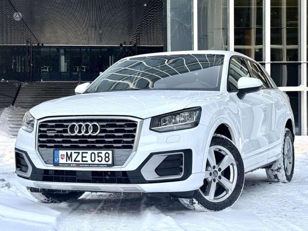 White Audi Q2 2017 in Vilnius, with an engine capacity of 1.97 L and mileage of 211 thousand km for 14990 €, photo 1 on AUTOMOTO.COM.LV