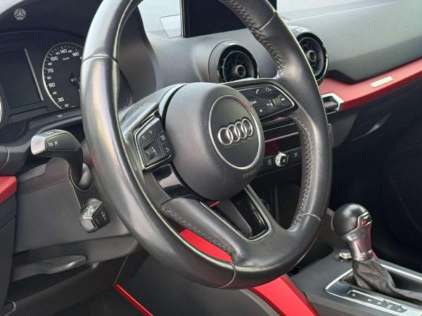 White Audi Q2 2017 in Vilnius, with an engine capacity of 1.97 L and mileage of 211 thousand km for 14990 €, photo 11 on AUTOMOTO.COM.LV