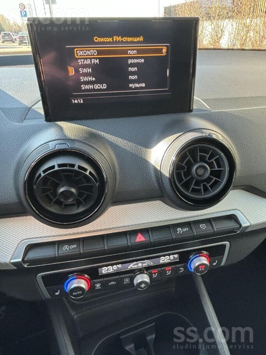 Balts Audi Q2 2017 Rīga, ar dzinēja tilpumu 1.40 L un nobraukumu 76 tūkst. km par 16500 €, foto 14 vietnē AUTOMOTO.COM.LV