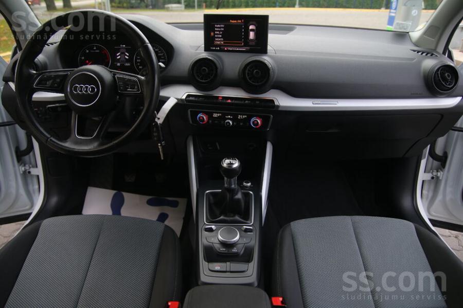 White Audi Q2 2017 in Riga, with an engine capacity of 1.60 L and mileage of 145 thousand km for 12990 €, photo 22 on AUTOMOTO.COM.LV
