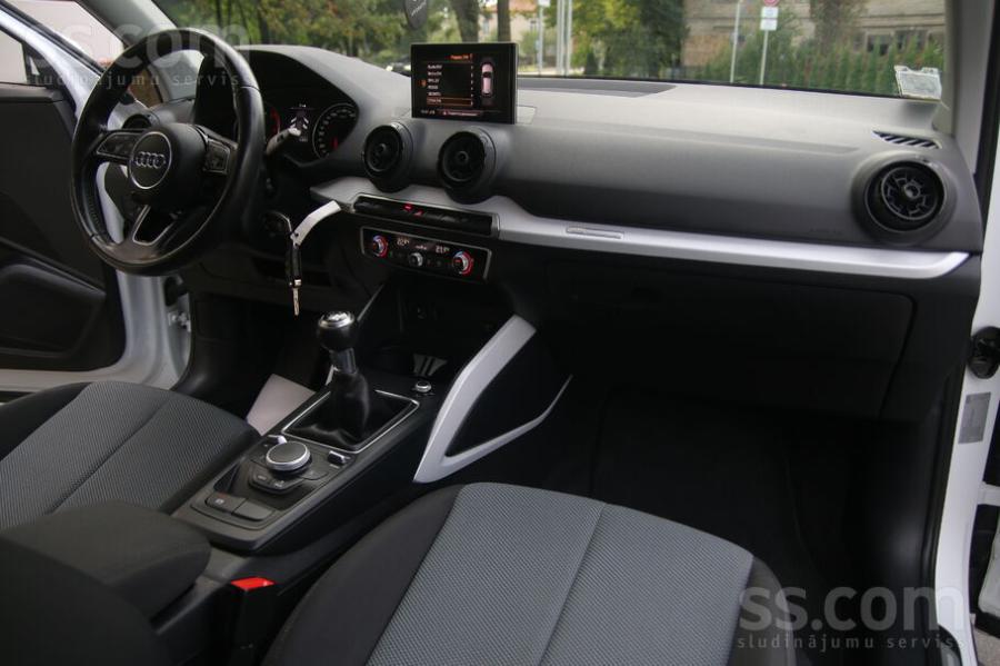 White Audi Q2 2017 in Riga, with an engine capacity of 1.60 L and mileage of 145 thousand km for 12990 €, photo 27 on AUTOMOTO.COM.LV