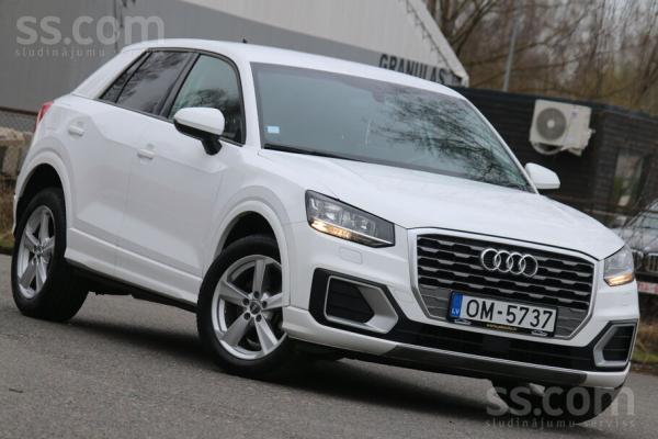 White Audi Q2 2018 in Riga, with an engine capacity of 1.60 L and mileage of 0 thousand km for 14490 €, photo 3 on AUTOMOTO.COM.LV