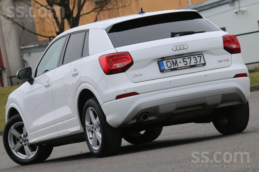 White Audi Q2 2018 in Riga, with an engine capacity of 1.60 L and mileage of 0 thousand km for 14490 €, photo 5 on AUTOMOTO.COM.LV