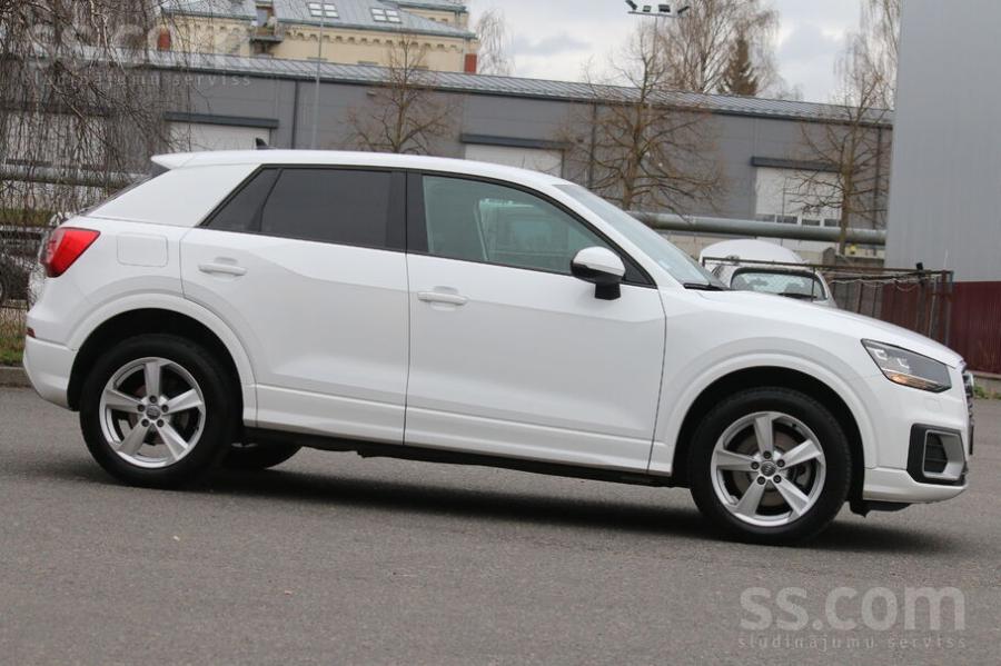 White Audi Q2 2018 in Riga, with an engine capacity of 1.60 L and mileage of 0 thousand km for 14490 €, photo 7 on AUTOMOTO.COM.LV