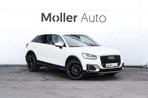 White Audi Q2 2018 in Riga, with an engine capacity of 2.00 L and mileage of 112 thousand km for 17750 €, photo 3 on AUTOMOTO.COM.LV