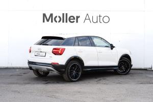 White Audi Q2 2018 in Riga, with an engine capacity of 2.00 L and mileage of 112 thousand km for 17750 €, photo 5 on AUTOMOTO.COM.LV