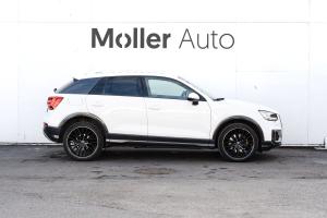 White Audi Q2 2018 in Riga, with an engine capacity of 2.00 L and mileage of 112 thousand km for 17750 €, photo 6 on AUTOMOTO.COM.LV