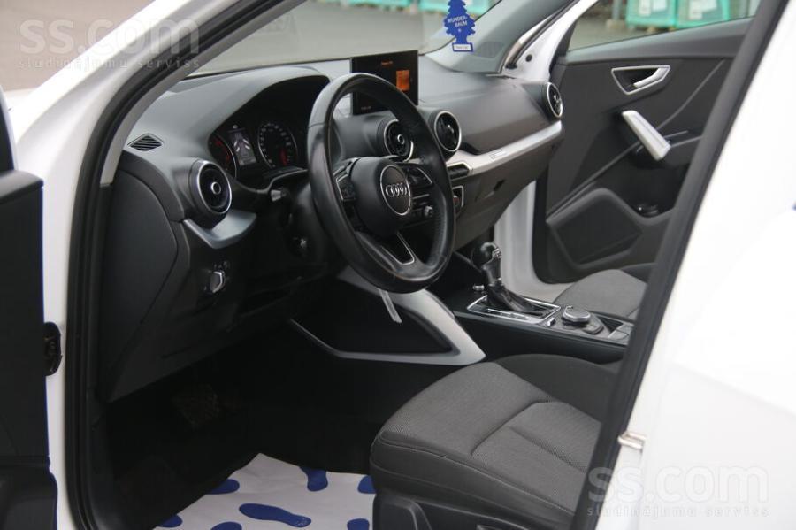 White Audi Q2 2018 in Riga, with an engine capacity of 1.60 L and mileage of 0 thousand km for 14490 €, photo 8 on AUTOMOTO.COM.LV