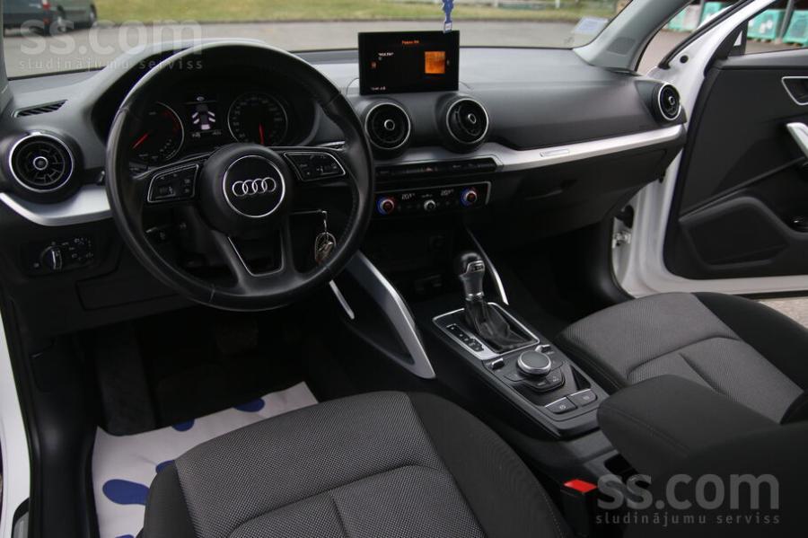 White Audi Q2 2018 in Riga, with an engine capacity of 1.60 L and mileage of 0 thousand km for 14490 €, photo 11 on AUTOMOTO.COM.LV