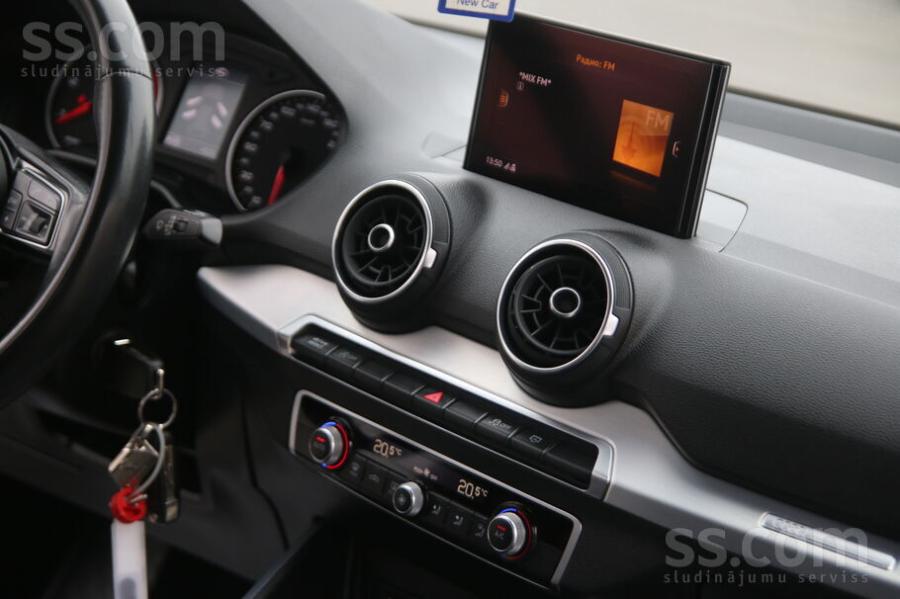 White Audi Q2 2018 in Riga, with an engine capacity of 1.60 L and mileage of 0 thousand km for 14490 €, photo 15 on AUTOMOTO.COM.LV