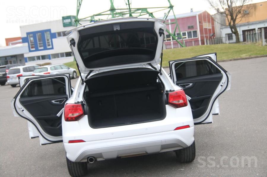 White Audi Q2 2018 in Riga, with an engine capacity of 1.60 L and mileage of 0 thousand km for 14490 €, photo 20 on AUTOMOTO.COM.LV