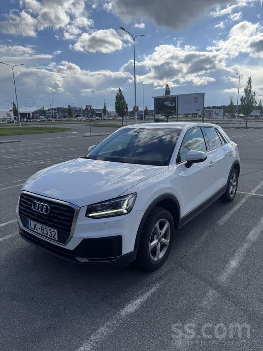 White Audi Q2 2018 in Riga, with an engine capacity of 1.40 L and mileage of 170 thousand km for 12300 €, photo 1 on AUTOMOTO.COM.LV