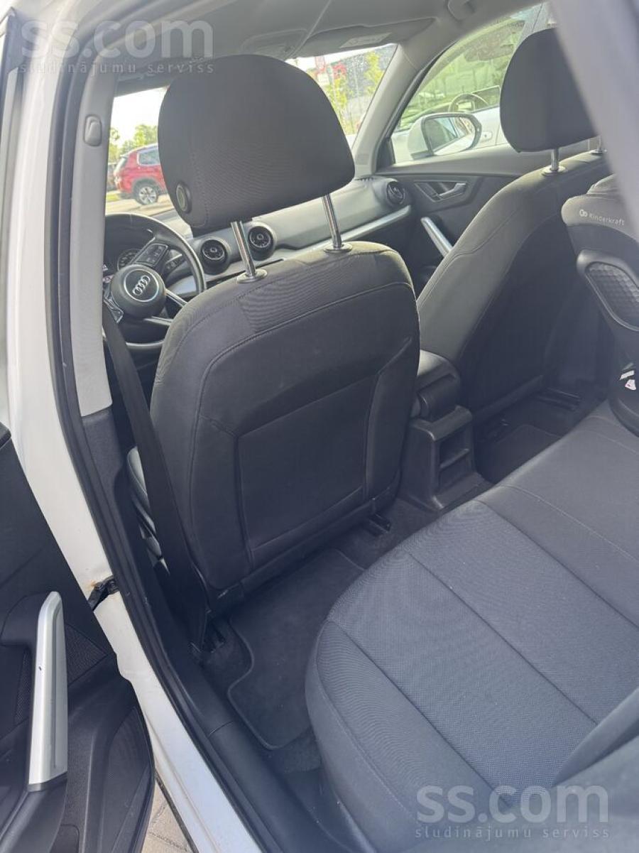 White Audi Q2 2018 in Riga, with an engine capacity of 1.40 L and mileage of 170 thousand km for 12300 €, photo 12 on AUTOMOTO.COM.LV