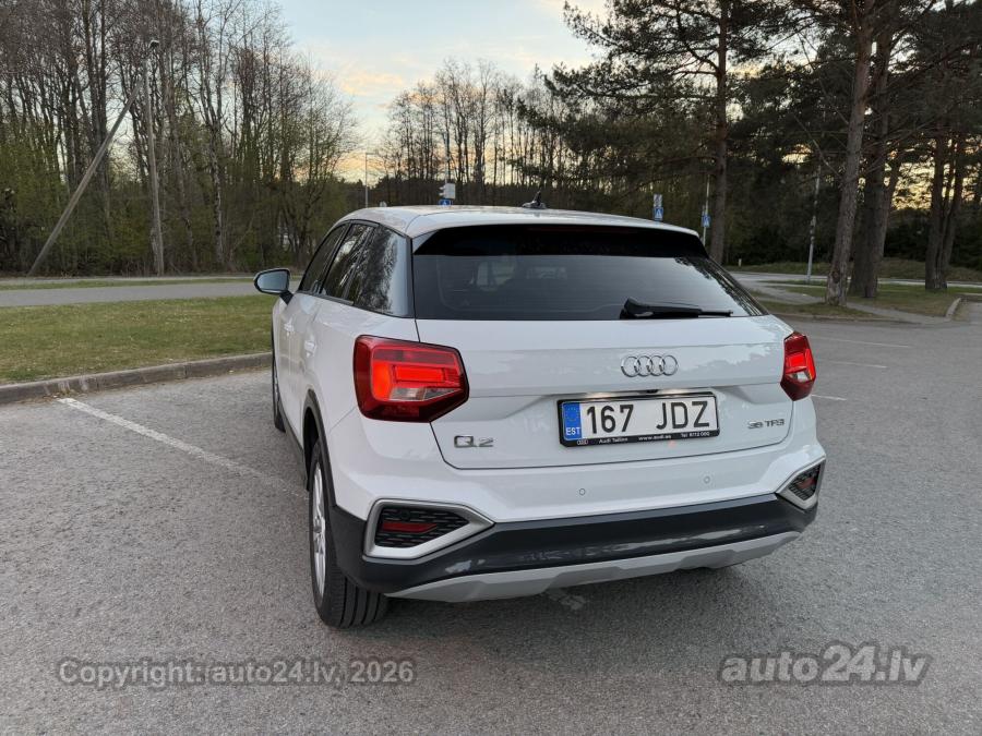 White Audi Q2 2021 in Tallinn, with an engine capacity of 1.50 L and mileage of 65 thousand km for 19600 €, photo 10 on AUTOMOTO.COM.LV