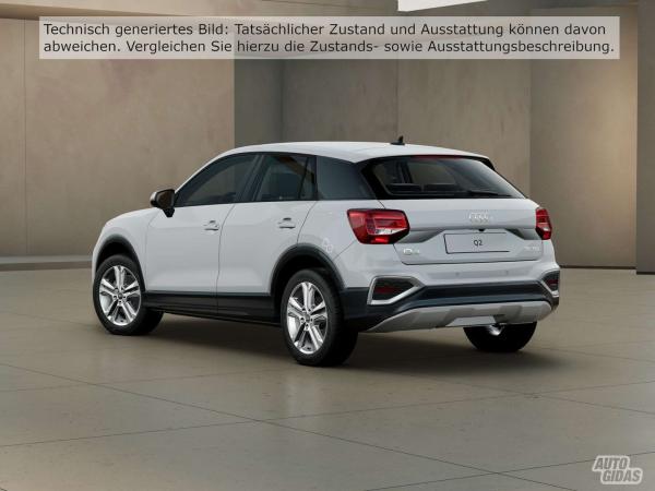 White Audi Q2 2022 in Kaunas, with an engine capacity of 2.00 L and mileage of 65 thousand km for 30056 €, photo 4 on AUTOMOTO.COM.LV