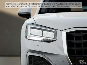 White Audi Q2 2022 in Kaunas, with an engine capacity of 2.00 L and mileage of 65 thousand km for 30056 €, photo 8 on AUTOMOTO.COM.LV