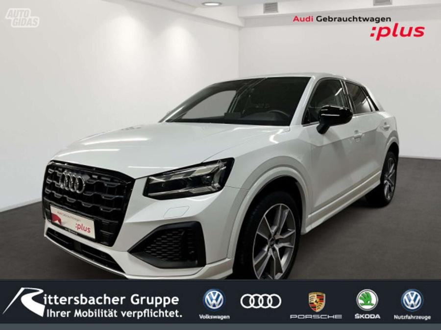 White Audi Q2 2022 in Kaunas, with an engine capacity of 1.00 L and mileage of 62 thousand km for 23458 €, photo 1 on AUTOMOTO.COM.LV
