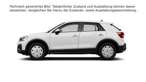 White Audi Q2 2023 in Kaunas, with an engine capacity of 1.00 L and mileage of 33 thousand km for 23614 €, photo 8 on AUTOMOTO.COM.LV
