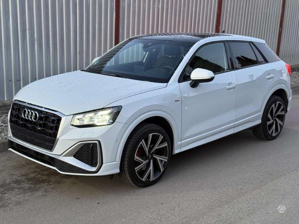 White Audi Q2 2023 in Vilkaviskis, with an engine capacity of 1.97 L and mileage of 43 thousand km for 23000 €, photo 5 on AUTOMOTO.COM.LV