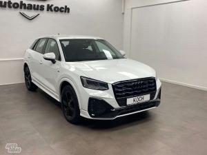 White Audi Q2 2023 in Kaunas, with an engine capacity of 2.00 L and mileage of 39 thousand km for 27878 €, photo  on AUTOMOTO.COM.LV