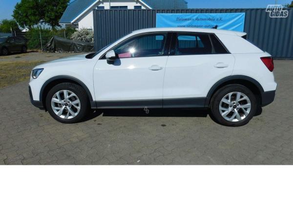 White Audi Q2 2023 in Kaunas, with an engine capacity of 1.00 L and mileage of 21 thousand km for 23781 €, photo 1 on AUTOMOTO.COM.LV