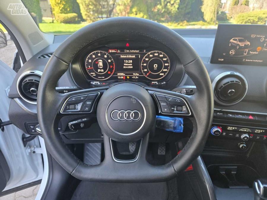 Balts Audi Q2 2023 Marijampole, ar dzinēja tilpumu 1.50 L un nobraukumu 21 tūkst. km par 21800 €, foto 12 vietnē AUTOMOTO.COM.LV