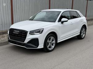 White Audi Q2 2023 in Vilkaviskis, with an engine capacity of 1.50 L and mileage of 81 thousand km for 21000 €, photo  on AUTOMOTO.COM.LV