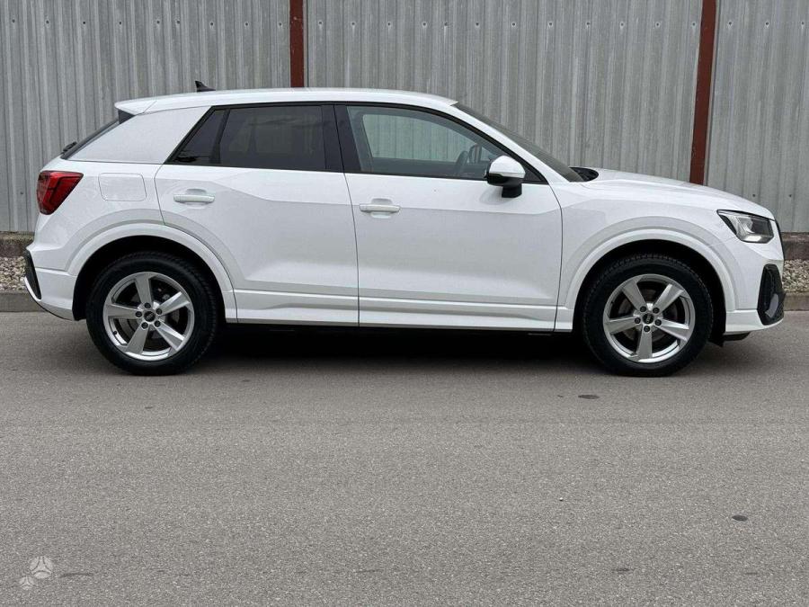 White Audi Q2 2023 in Vilkaviskis, with an engine capacity of 1.50 L and mileage of 81 thousand km for 19500 €, photo 3 on AUTOMOTO.COM.LV
